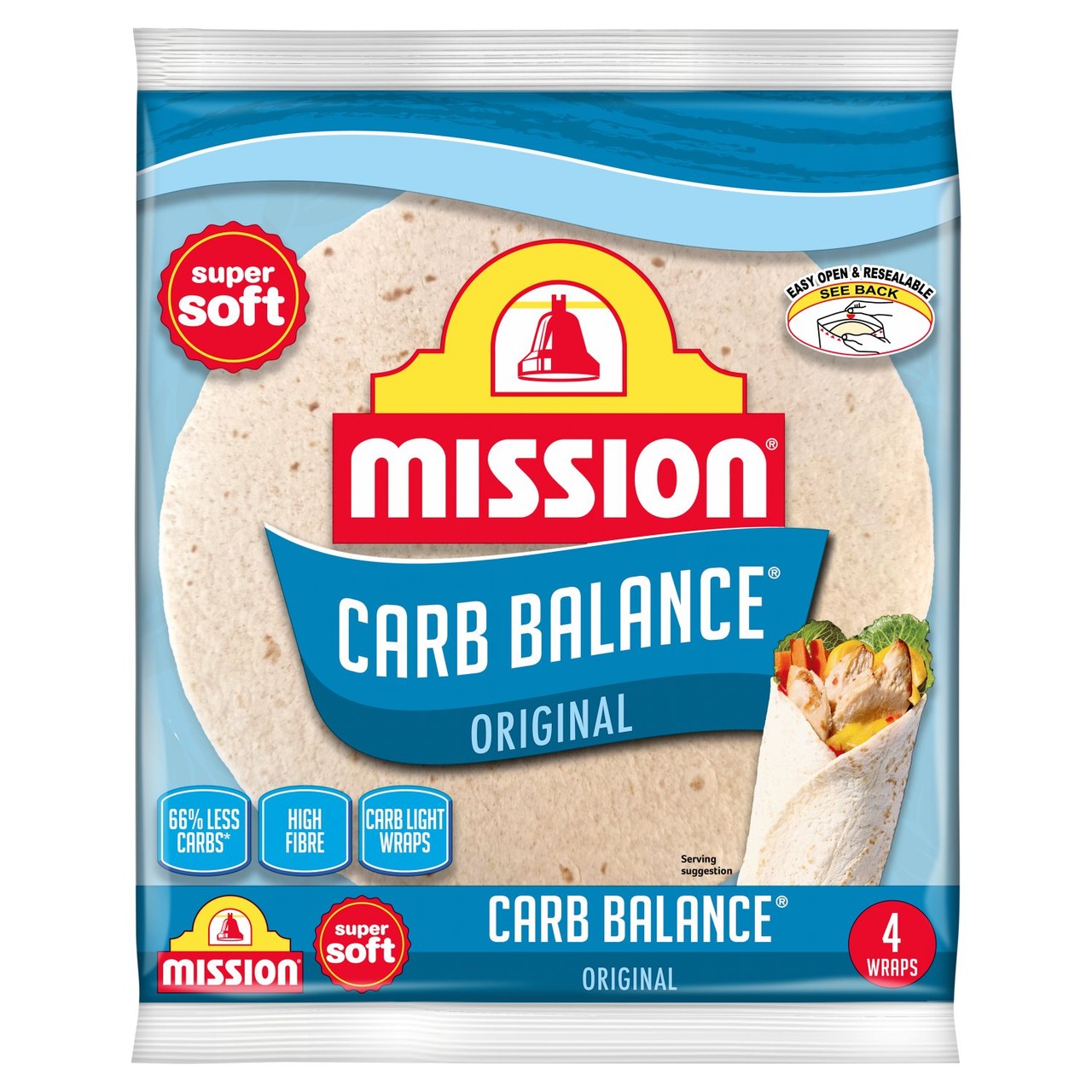 Mission Carb Balance Tortilla Wraps - Ocado