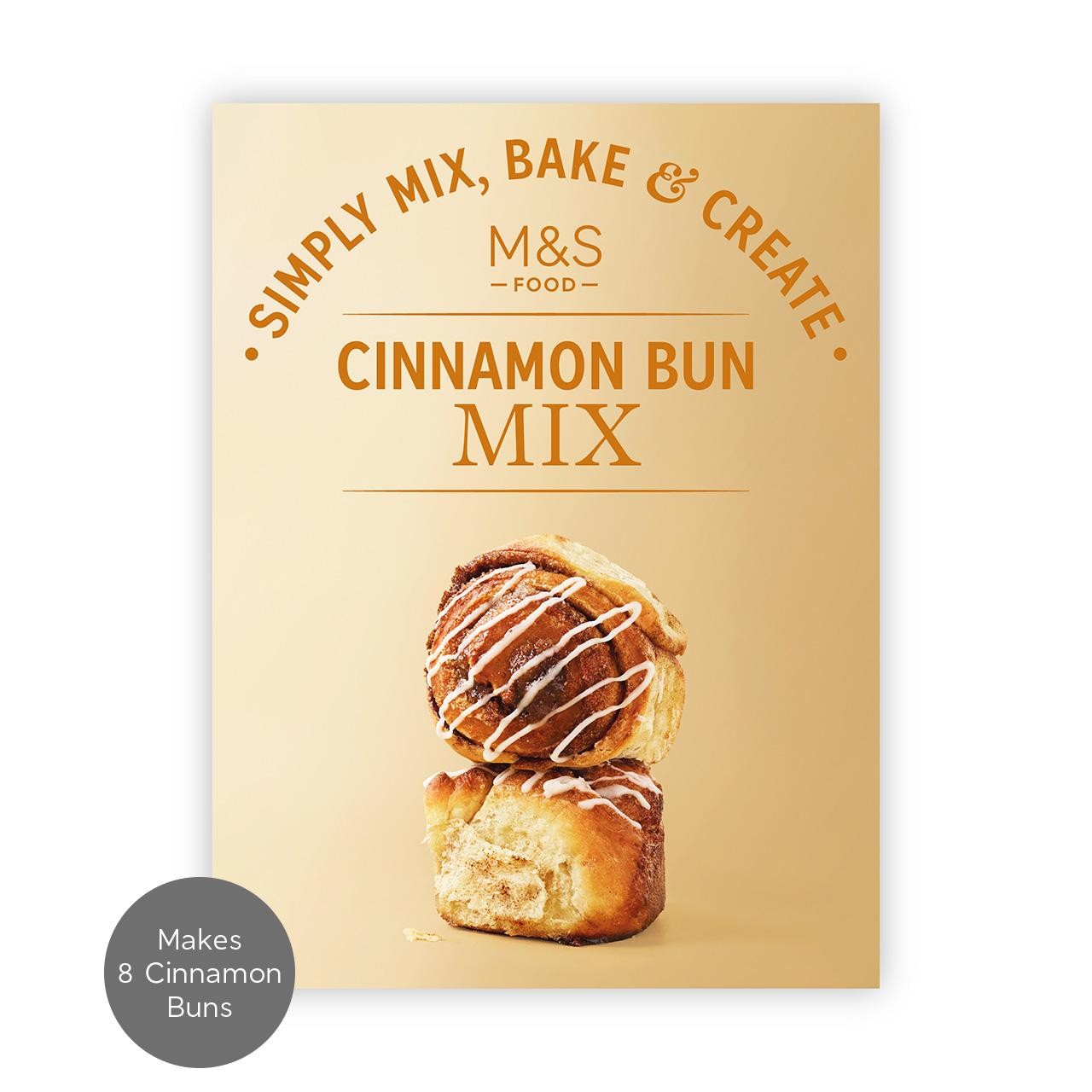M&S Simply Bake Cinnamon Bun Kit - Ocado