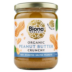 Biona Organic Peanut Butter Crunchy - Ocado