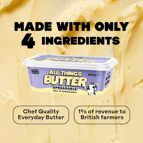 All Things Butter Salted Spreadable Butter - Ocado
