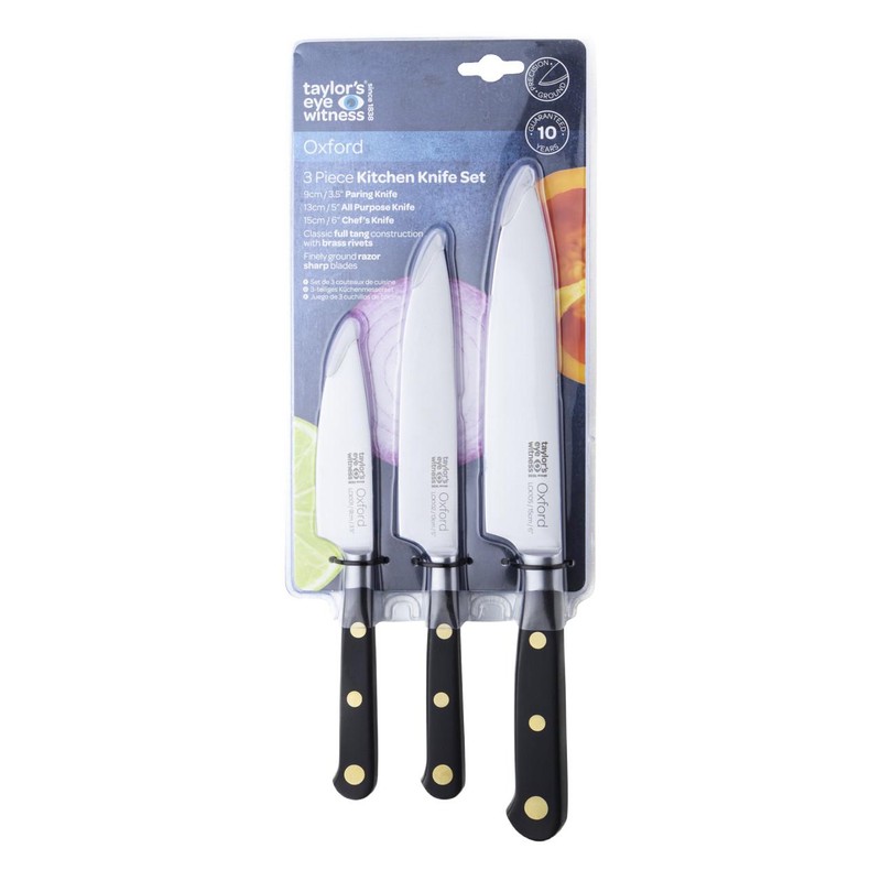 3 Piece Kitchen Knife Set - Ocado