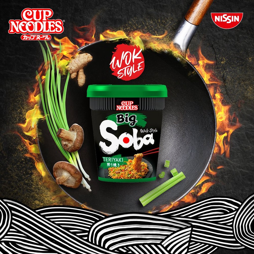 Nissin Soba Big Classic Instant Noodles Pot - Ocado