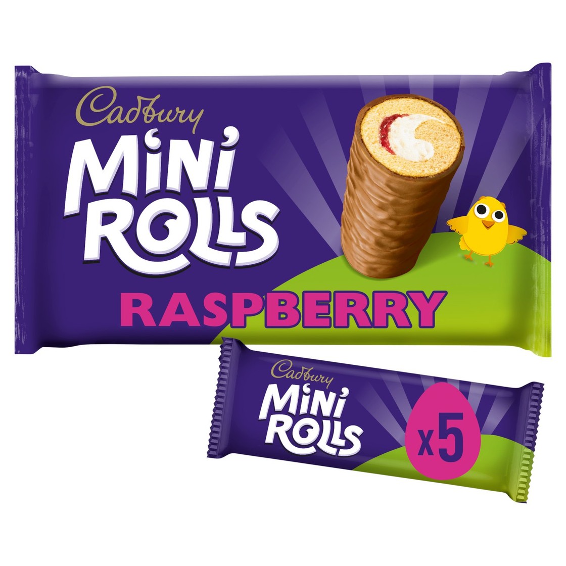Cadbury Raspberry Mini Rolls - Ocado