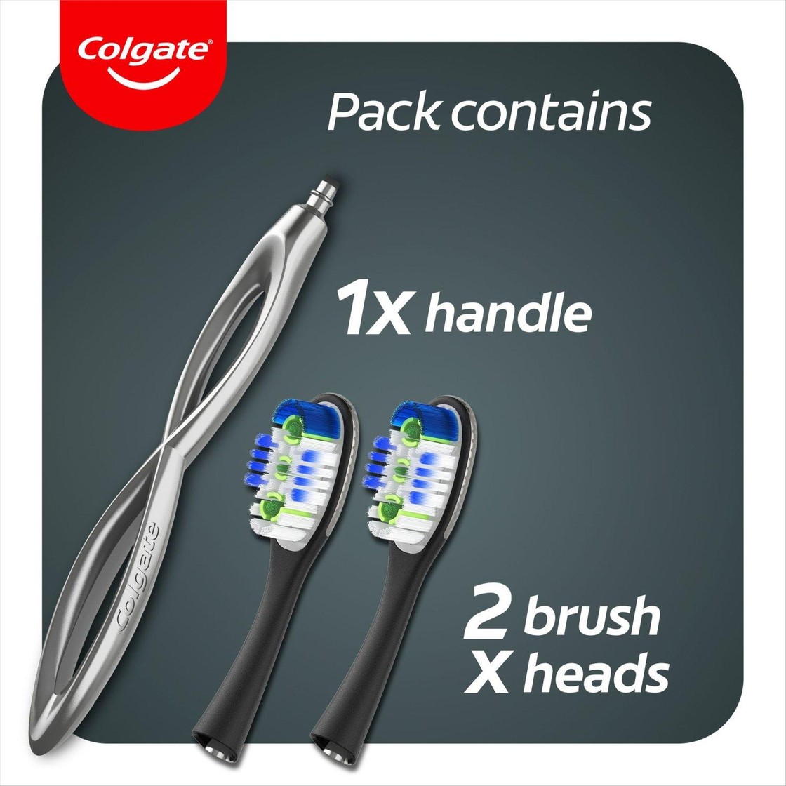 Colgate Link Deep Clean Soft Replaceable Head Manual Toothbrush Starter ...