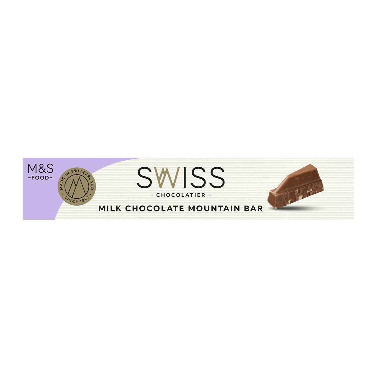 M&S Swiss Milk Chocolate Mountain Bar - Ocado
