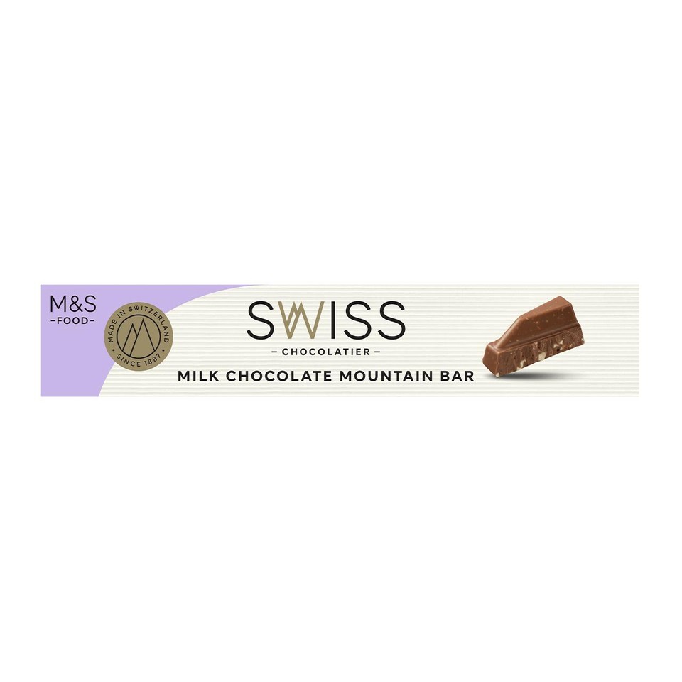 M&S Swiss Milk Chocolate Mountain Bar - Ocado