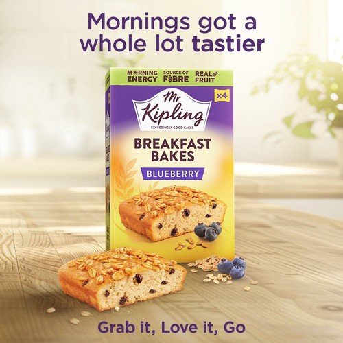 Mr Kipling Blueberry Breakfast Bakes - Ocado