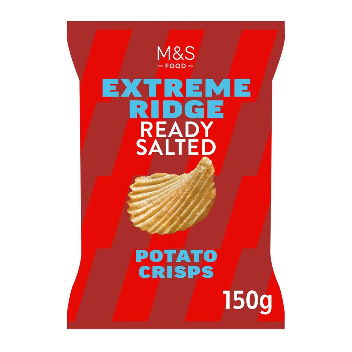 M&S Ready Salted Extreme Ridge Cut Crisps - Ocado