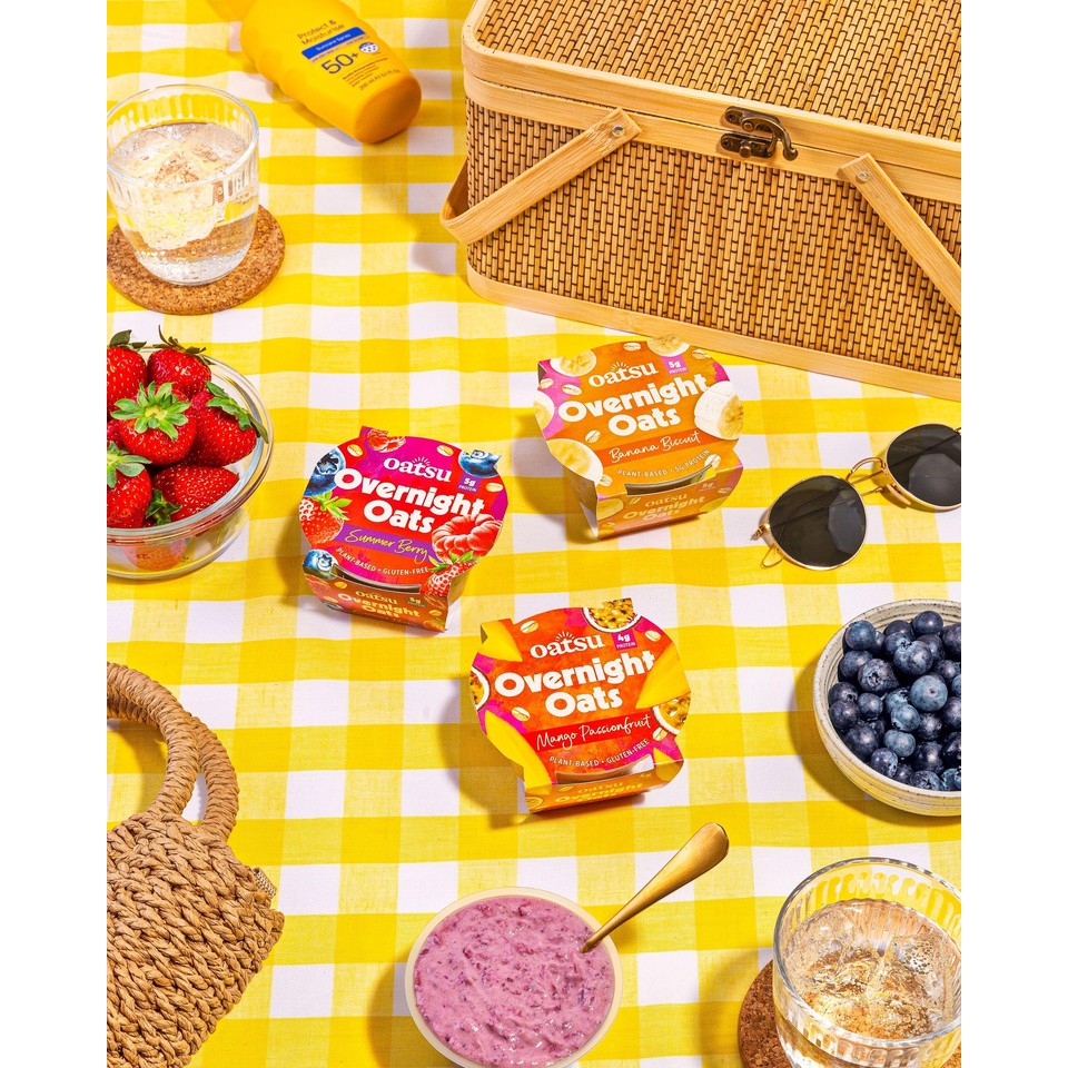 Oatsu Overnight Oats Summer Berry - Ocado