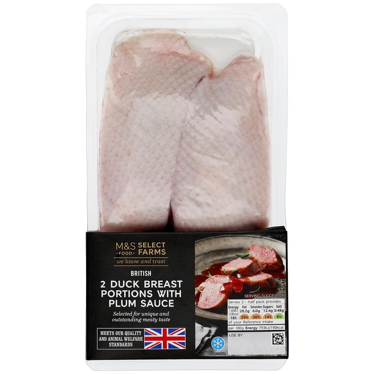 M&S 2 British Duck Breasts with Plum Sauce - Ocado