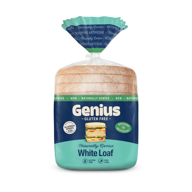 Genius - Naturally Genius Gluten Free White Loaf - Ocado