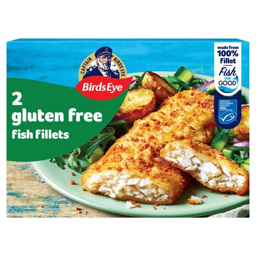 Birds Eye 2 MSC Gluten Free Breaded Fish Fillets, 250g from Birds Eye ...