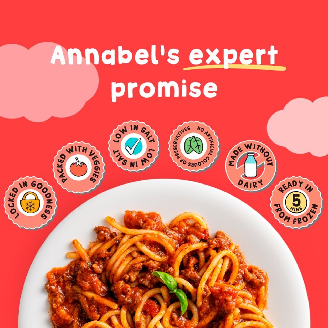 Annabel Karmel Frozen Spaghetti Bolognese with hidden veggies - Ocado