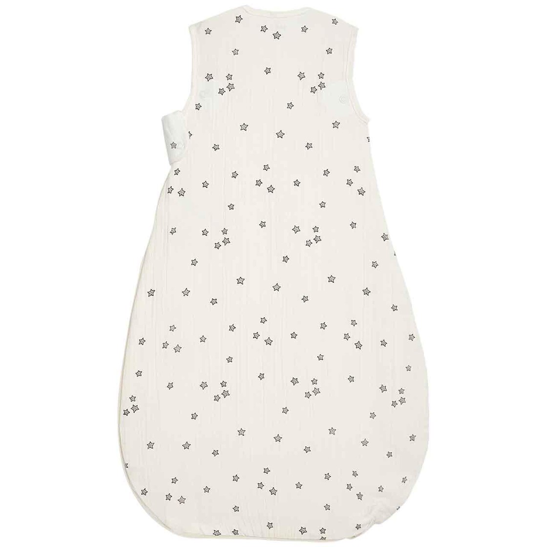 M&S NB U 0.5T Star Muslin Sleeping Bag, 0-6 Months, White Mix - Ocado