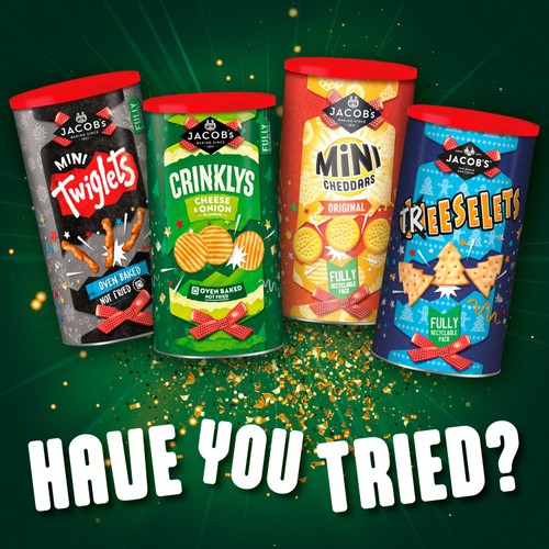 Jacob's Mini Cheddars Original Cheese Baked Snacks Tub - Ocado