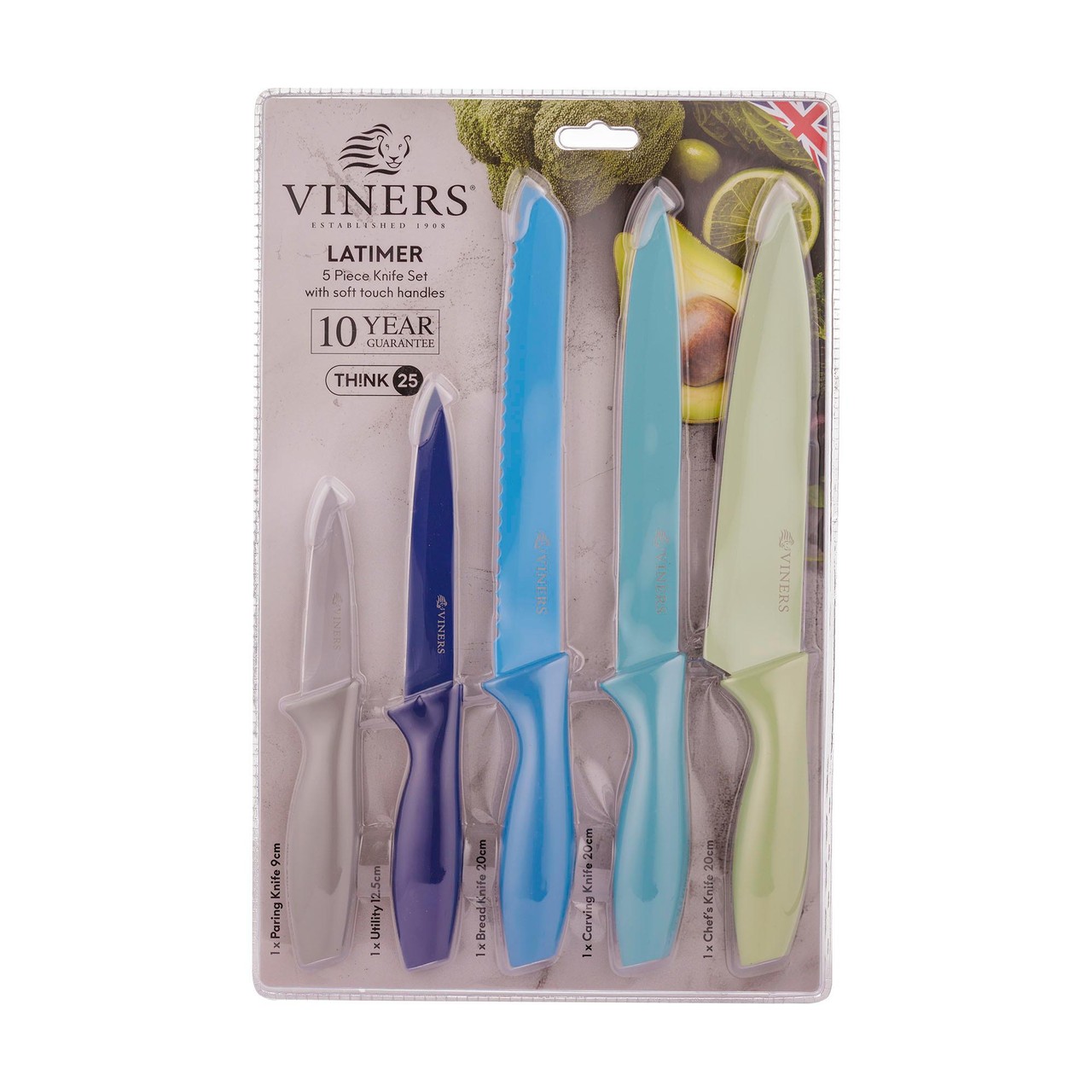 Viners Latimer Knife Set - Ocado