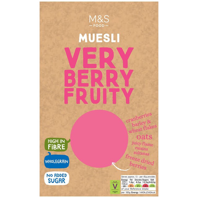 M&S Very Berry Fruity Muesli - Ocado