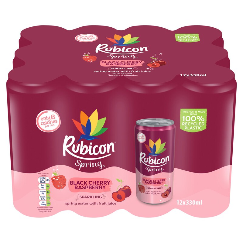 Rubicon Spring Black Cherry & Raspberry - Ocado