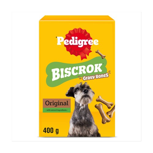 Pedigree Biscrok Gravy Bones Dog Treat Biscuits - Ocado