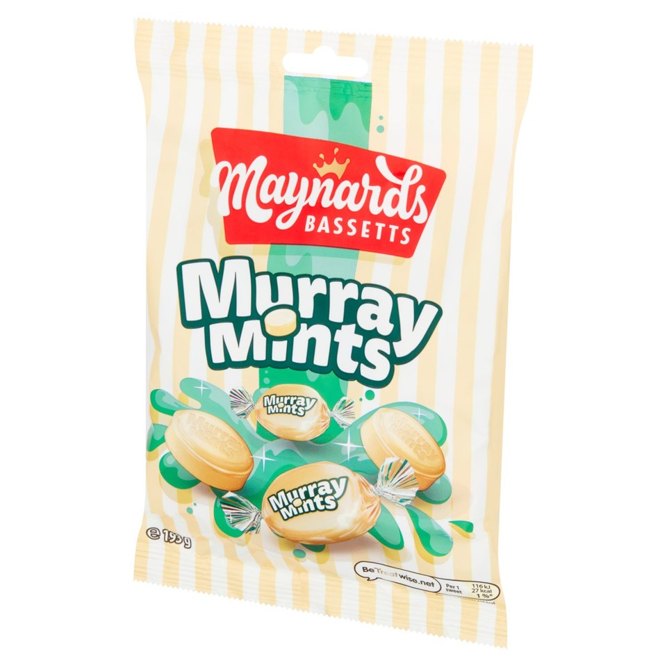 Maynards Bassetts Murray Mints Sweets Bag - Ocado