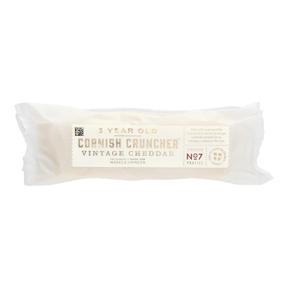 M&S 3 Year Old Cornish Cruncher Vintage Cheddar - Ocado