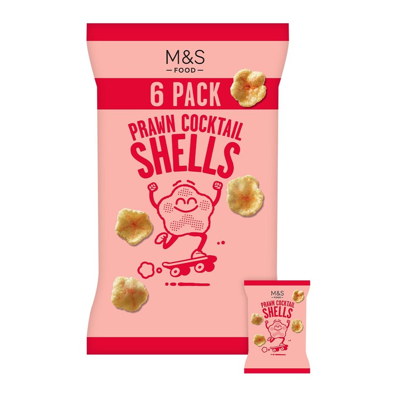 M&S Prawn Cocktail Shells Multipack - Ocado