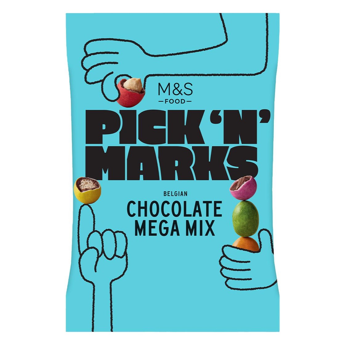 M&S Pick n Marks Belgian Chocolate Mega Mix - Ocado