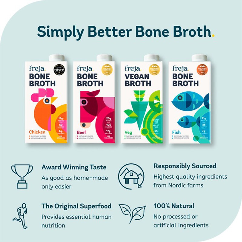 Freja Beef Classic Bone Broth - Ocado