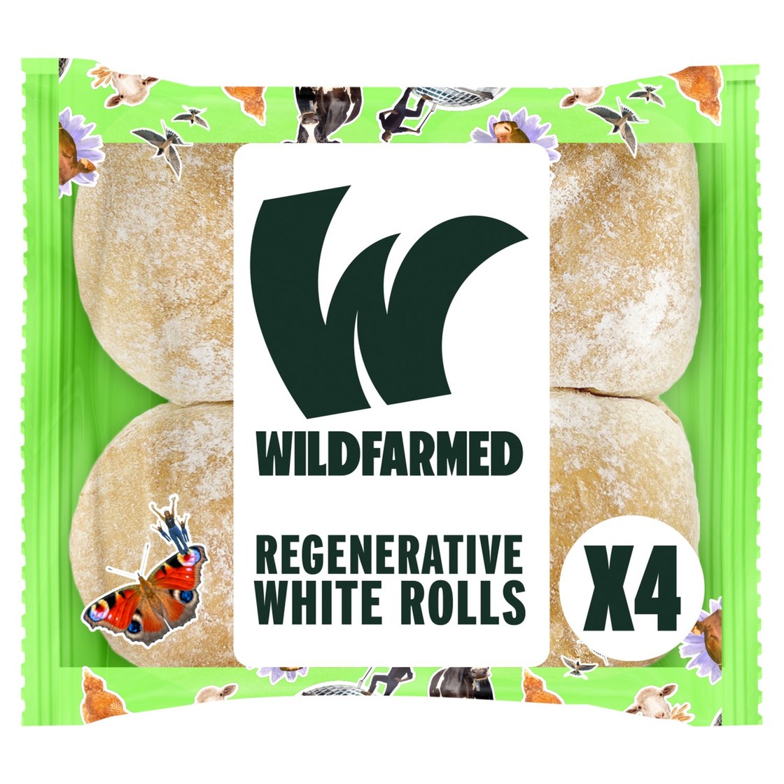 Wildfarmed White Rolls - Ocado