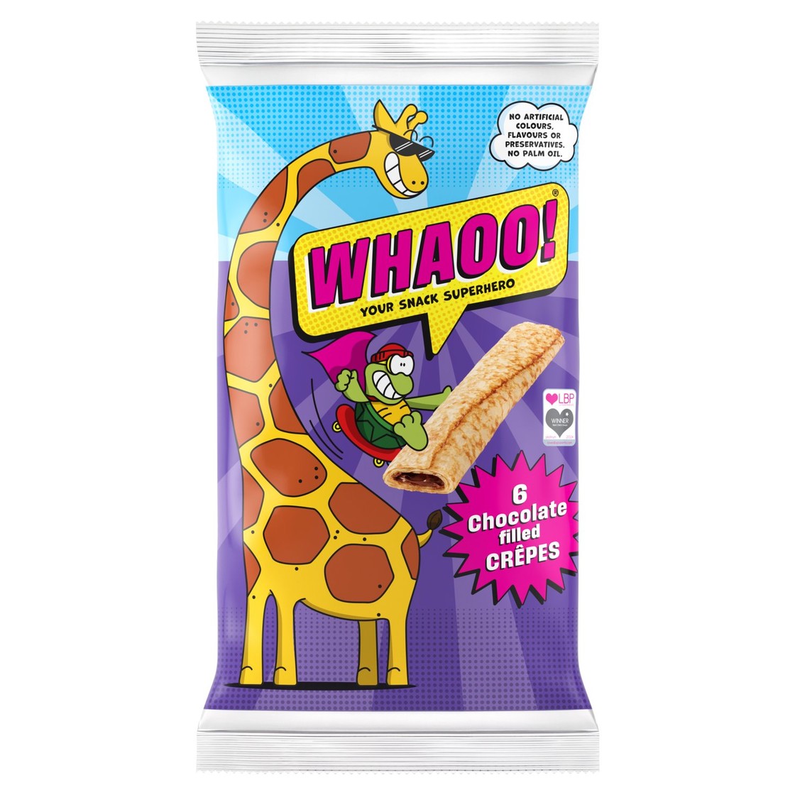 Whaoo 6 Chocolate filled crepes - Ocado