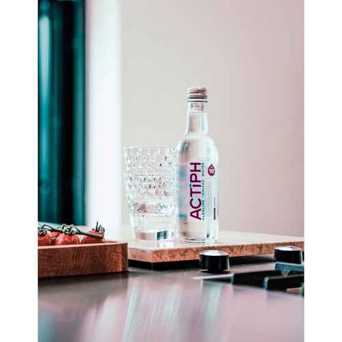 ACTIPH Alkaline Ionised Water Glass Bottle - Ocado