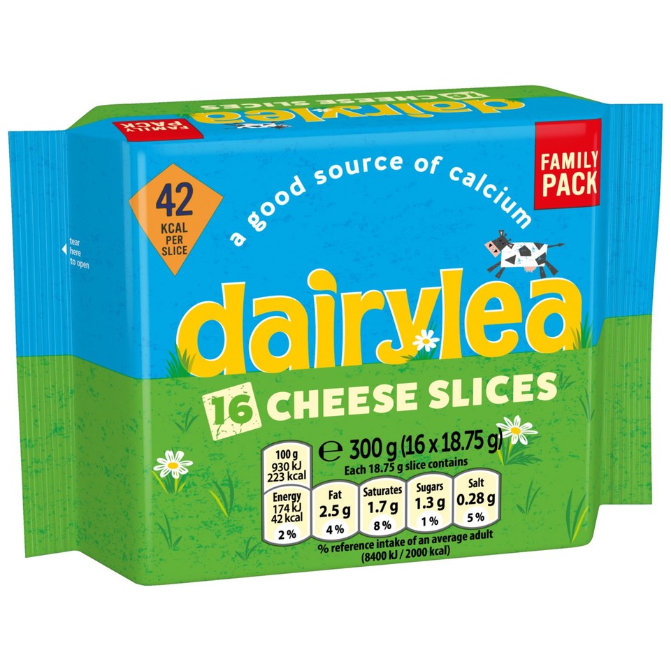 Dairylea Cheese Slices 16 pack - Ocado