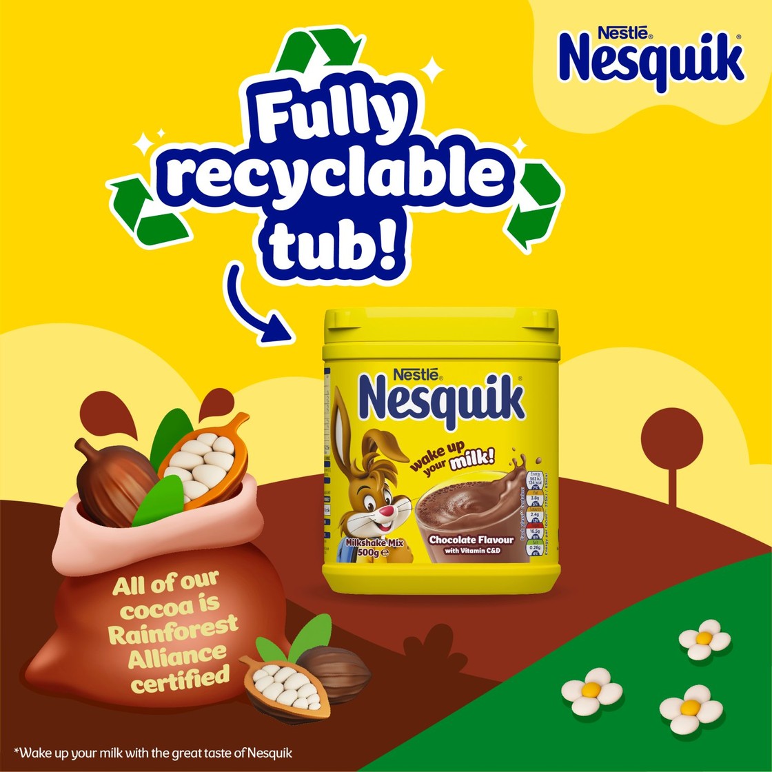 Nesquik Chocolate Milkshake Tub - Ocado