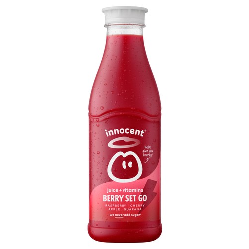 Innocent Plus Berry Set Go Raspberry & Cherry Juice with Vitamins - Ocado