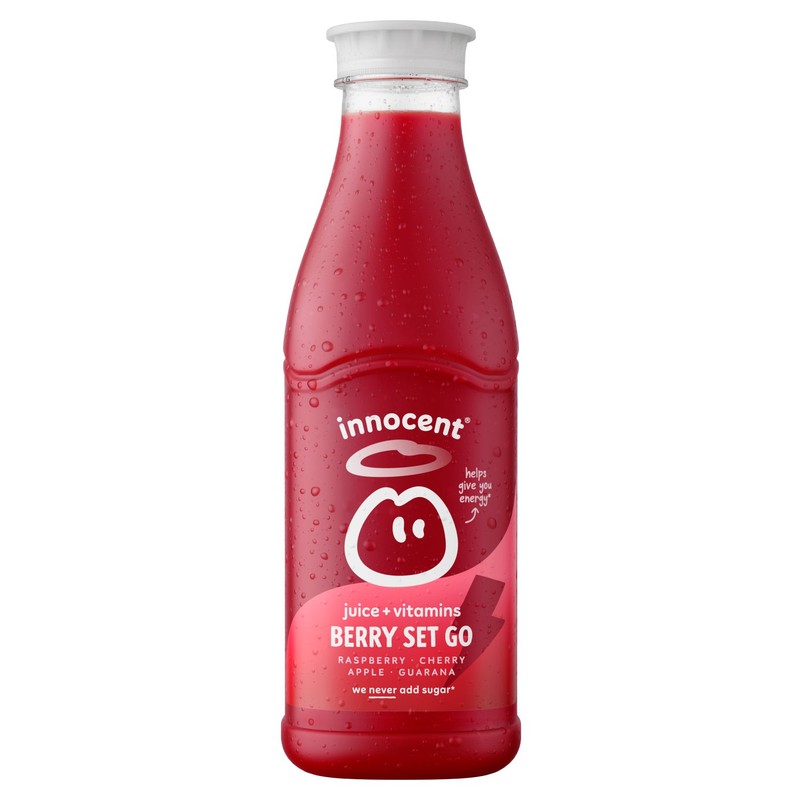 Innocent Plus Berry Set Go Raspberry & Cherry Juice with Vitamins - Ocado