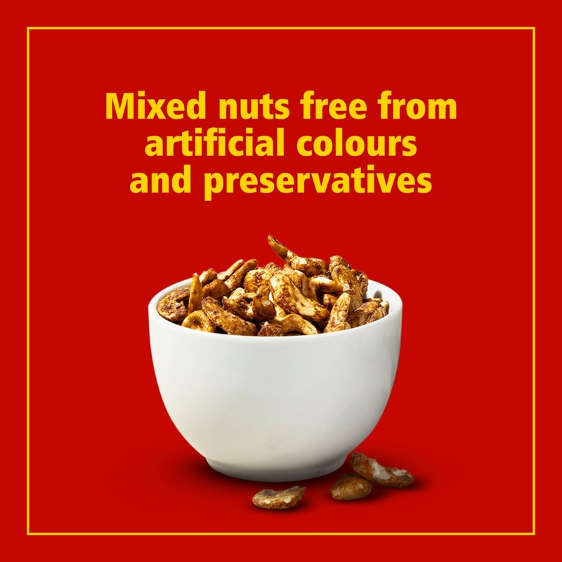 Colmans Honey & Mustard Flavoured Peanuts & Cashews - Ocado
