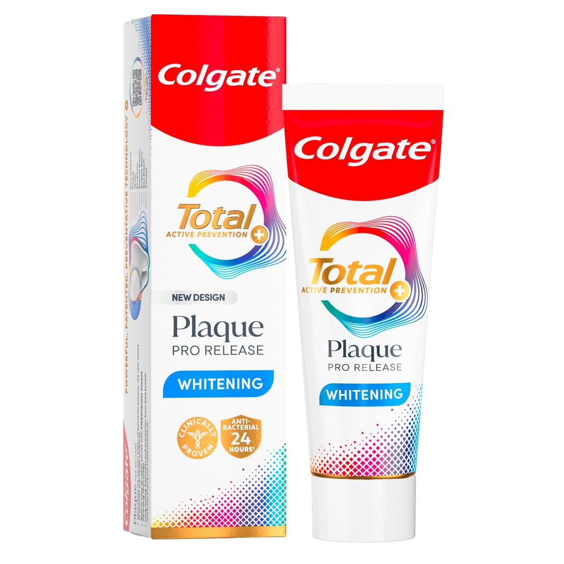 Colgate Total Plaque Pro Release Teeth Whitening Toothpaste - Ocado