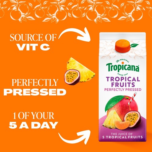 Tropicana Pure Tropical Fruit Juice - Ocado
