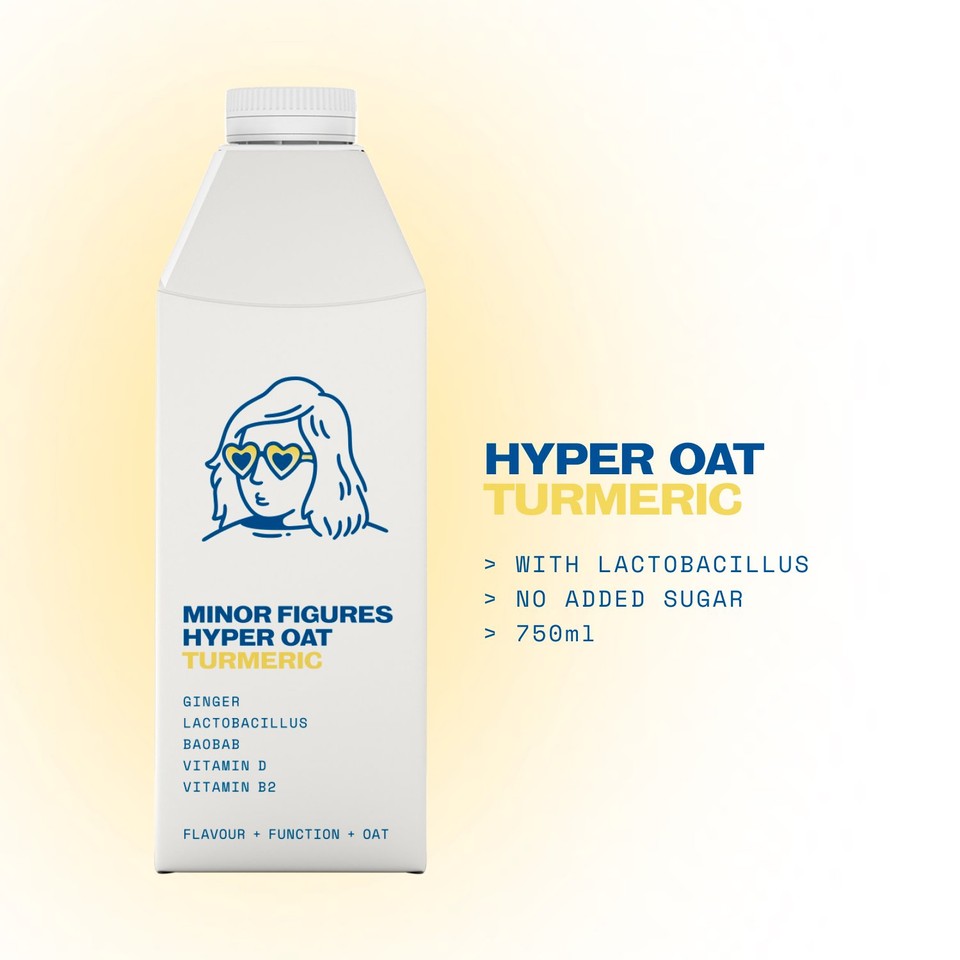 Minor Figures Hyper Oat Turmeric & Ginger - Ocado