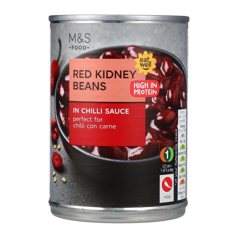 M&S Red Kidney Beans In Chilli Sauce - Ocado
