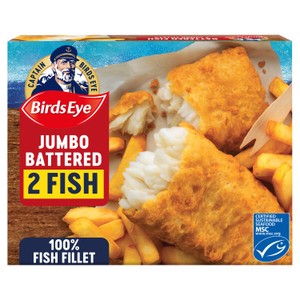 Birds Eye 2 MSC Jumbo Battered Fish Fillets - Ocado