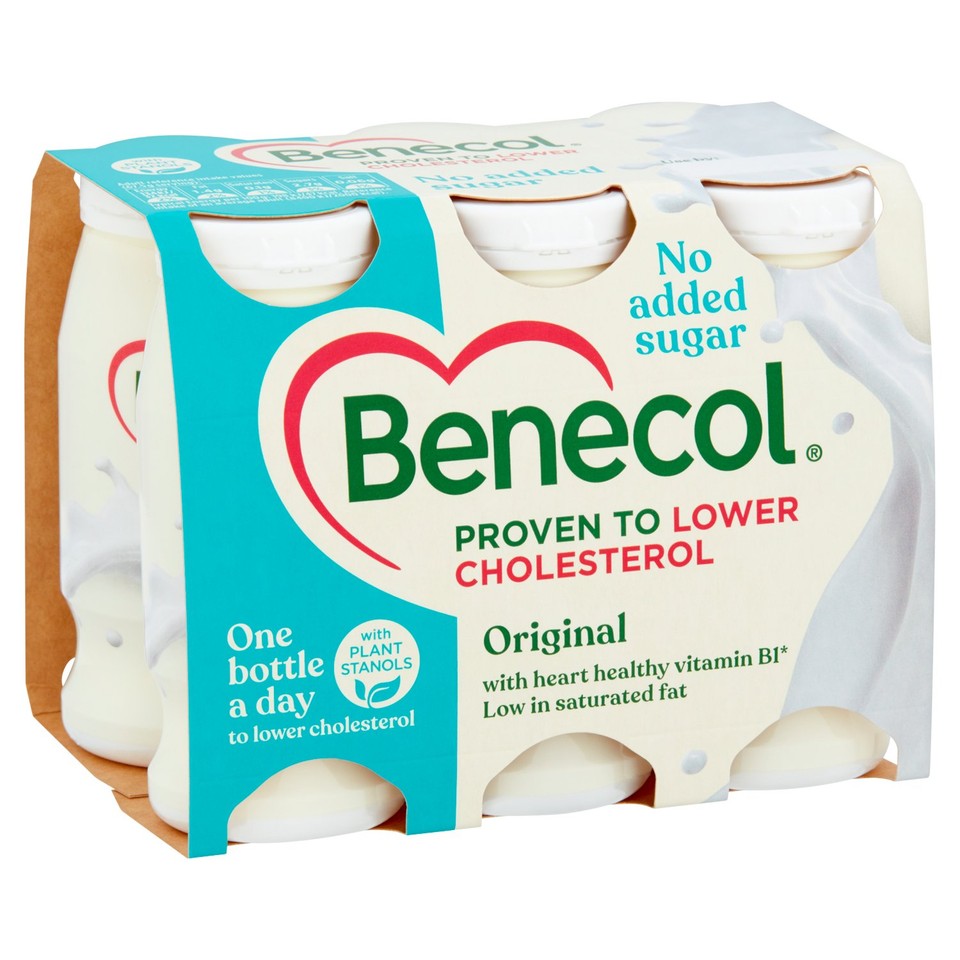 Benecol Cholesterol Lowering Original Yoghurt Drink No Added Sugar - Ocado