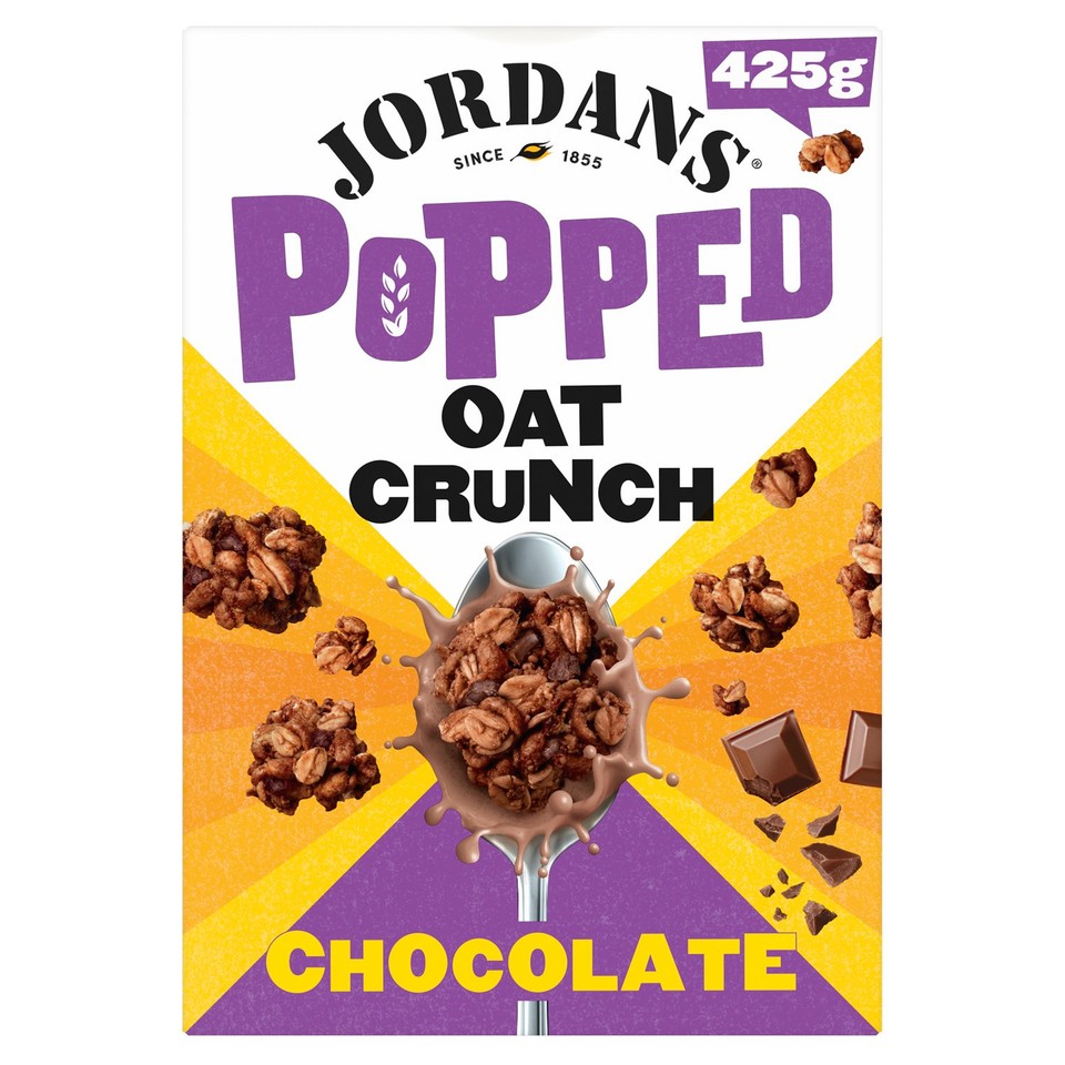 Jordans Popped Oat Crunch Chocolate Breakfast Cereal - Ocado
