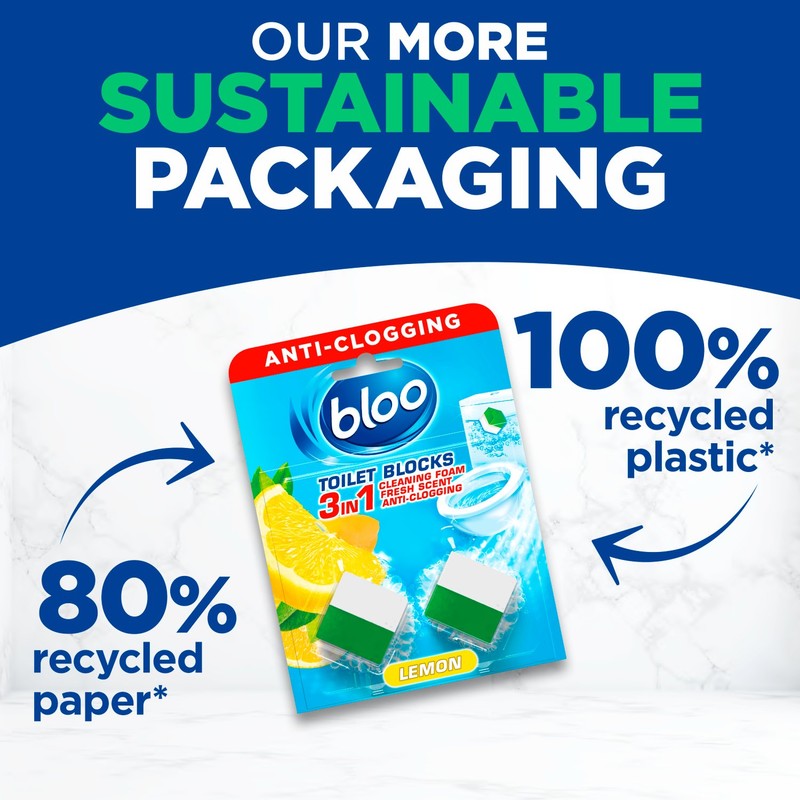 Bloo Lemon Toilet Blocks - Ocado