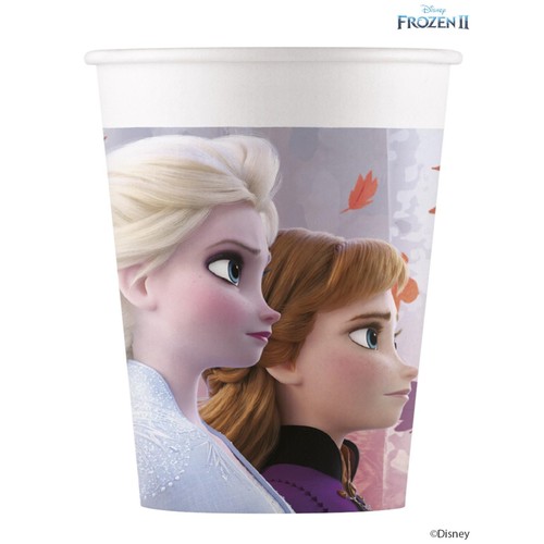 Frozen 2 Elsa & Anna Paper Party Cups - Ocado