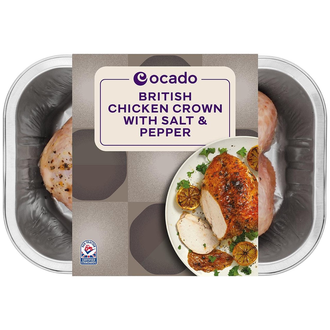 Ocado British Chicken Crown with Salt & Pepper - Ocado