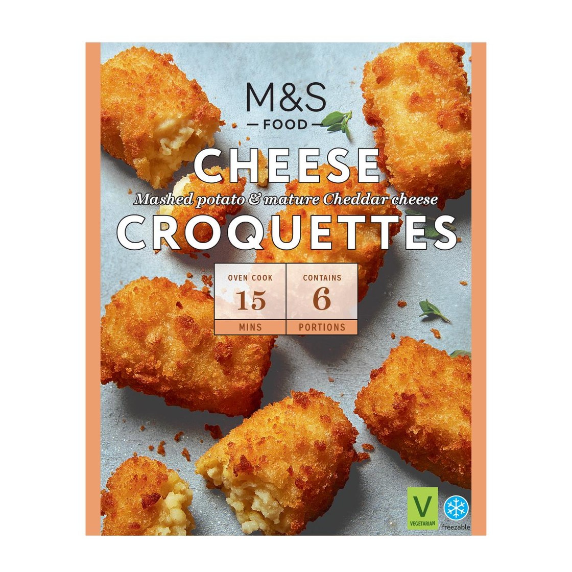 M&S 6 Cheddar Cheese Croquettes - Ocado