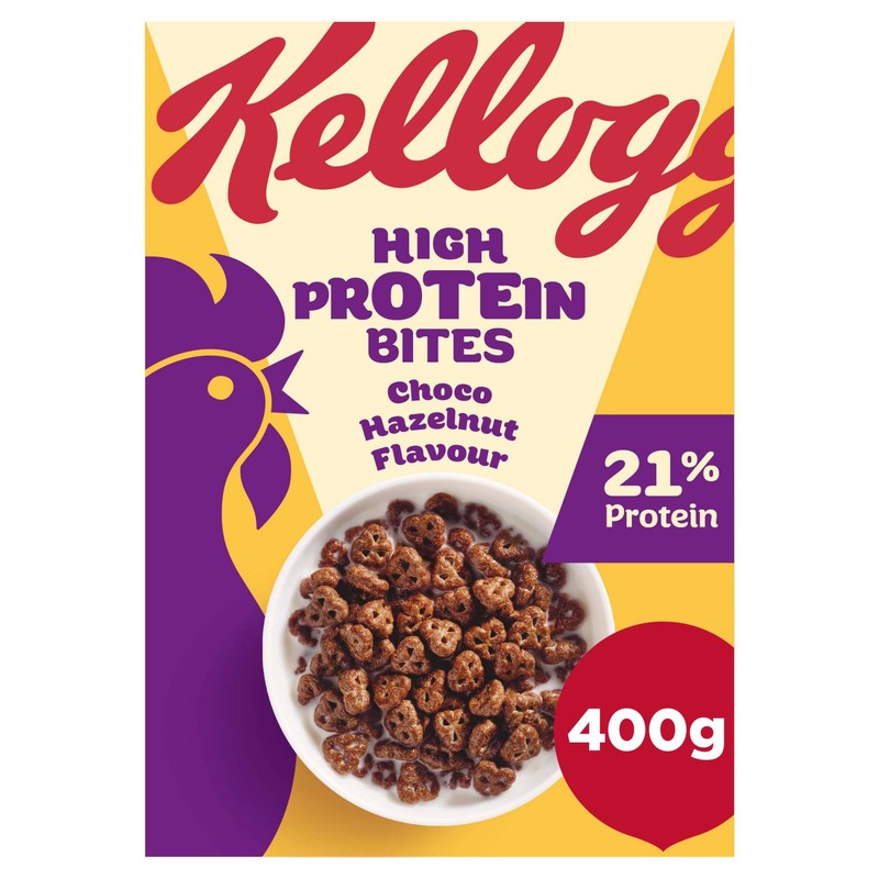 Kellogg's High Protein Bites Choc Hazelnut Breakfast Cereal - Ocado
