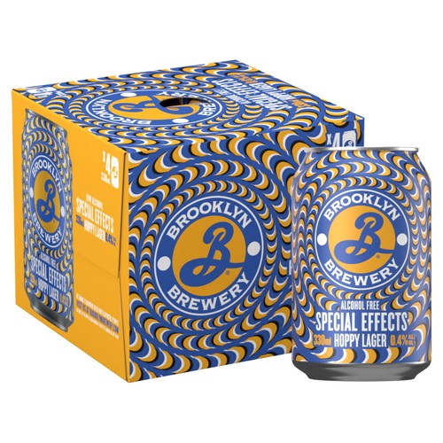 Brooklyn Special Effects Low Alcohol Lager Beer Cans - Ocado