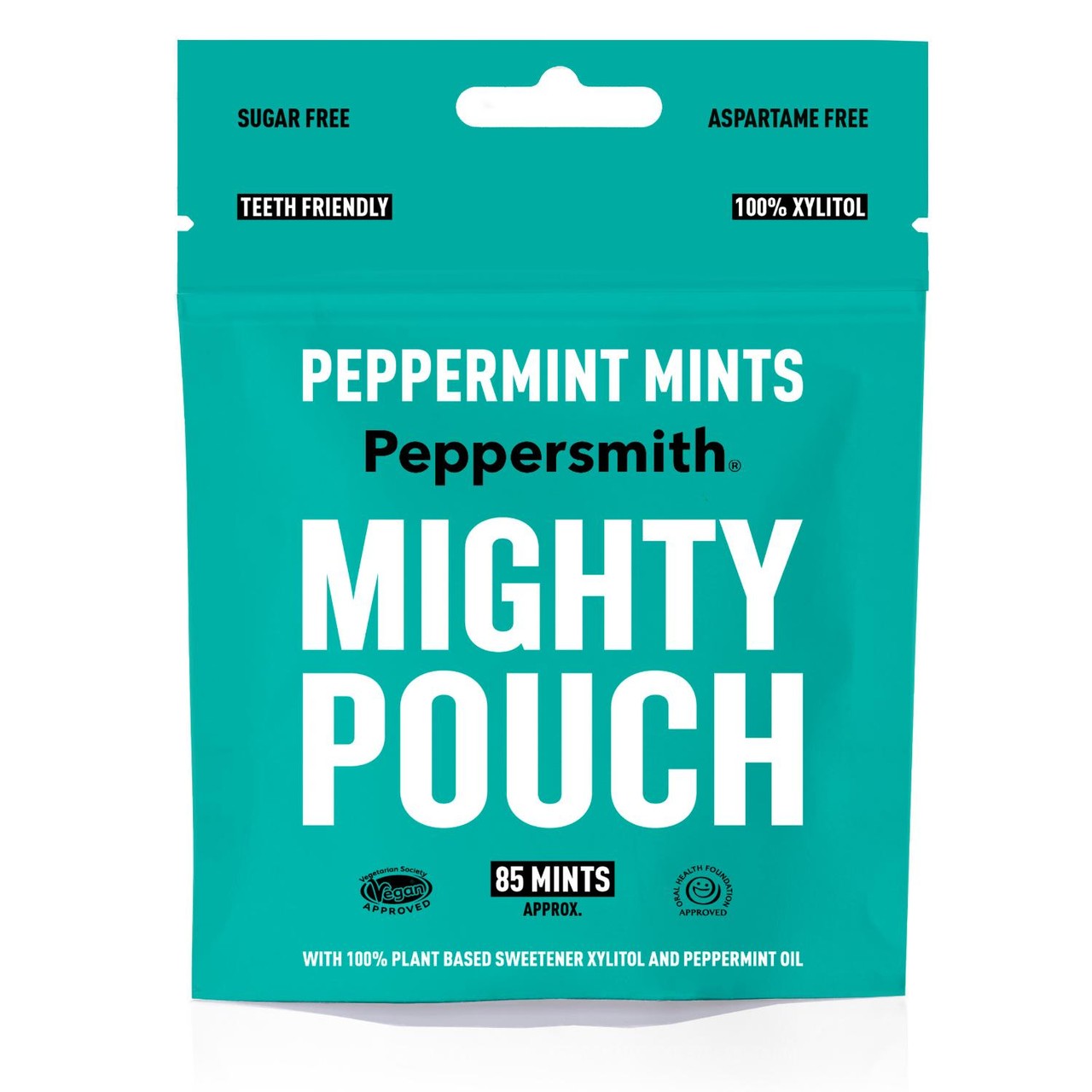 Peppersmith 100% Xylitol Mighty Pouch Peppermint Mints - Ocado